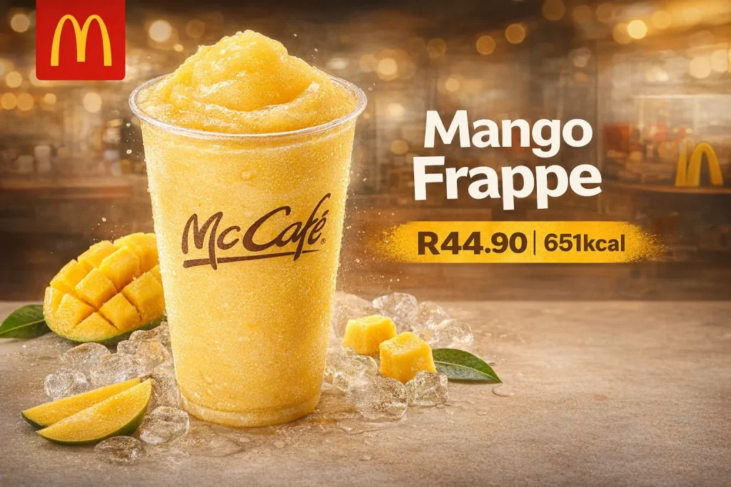 Mango Frappe – McDonald’s South Africa Price, Calories